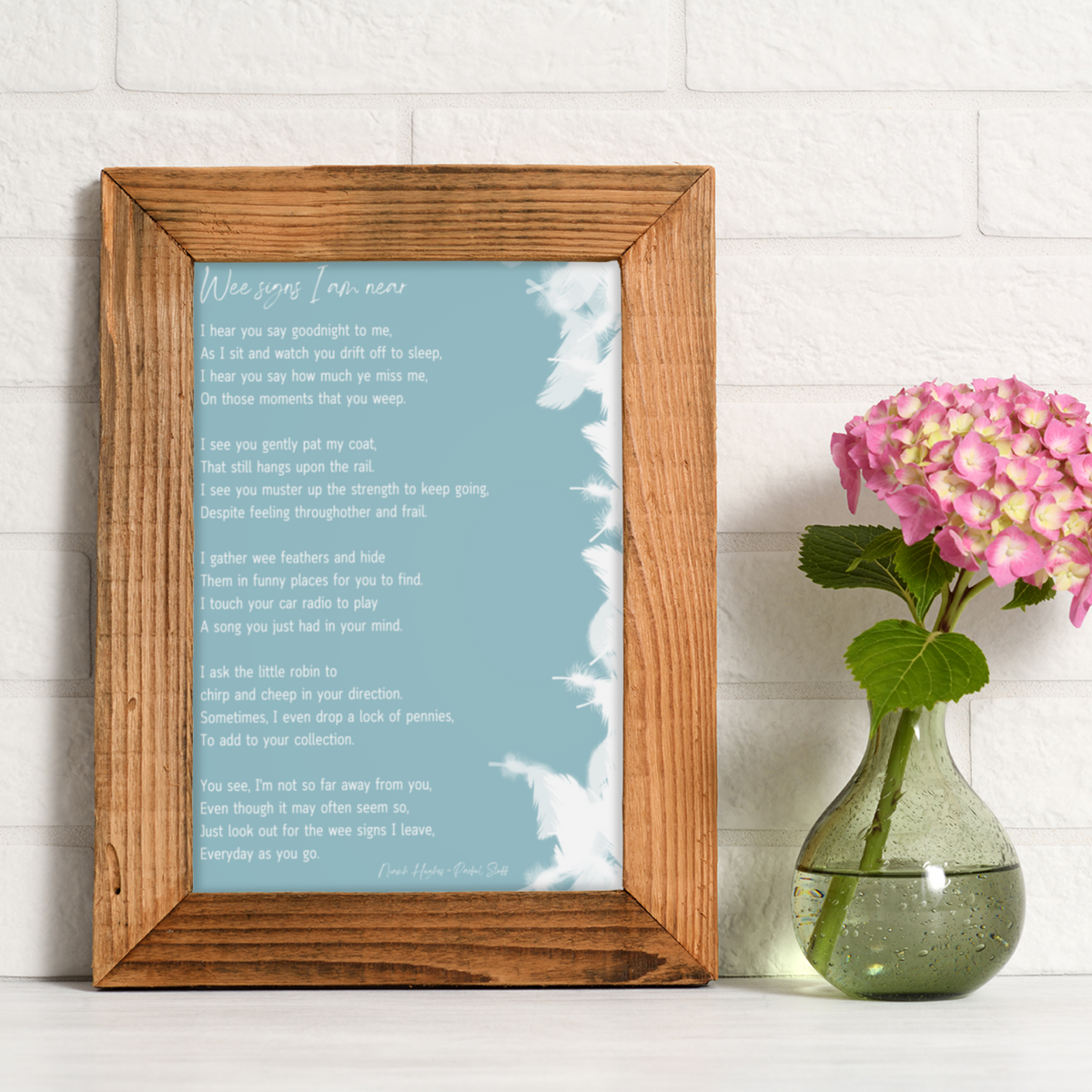 WEE SIGNS POEM PRINT – Parful Stuff