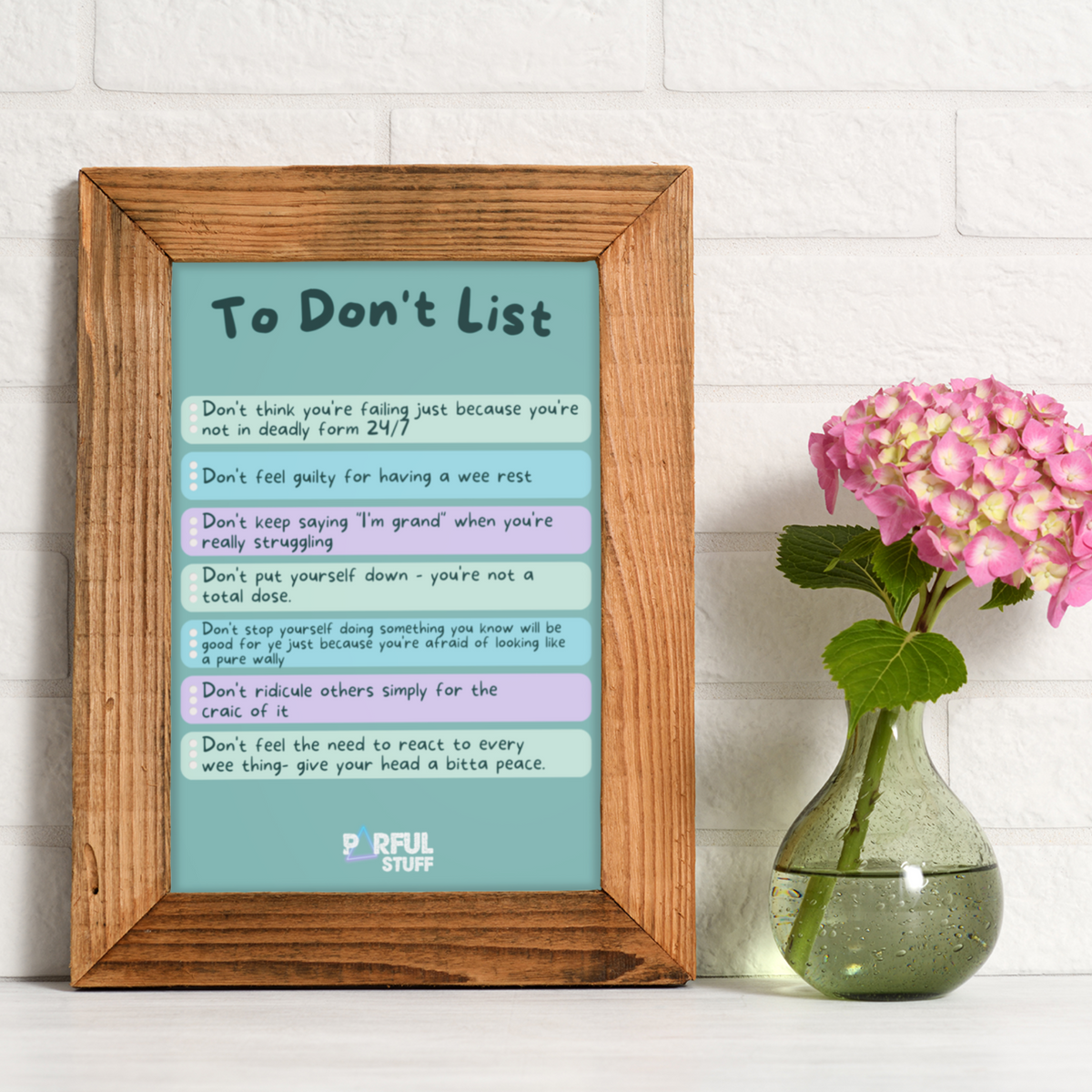 TO DON'T LIST PRINT – Parful Stuff